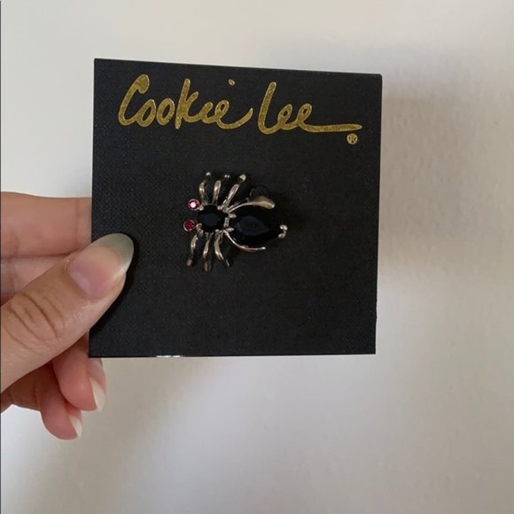 Cookie Lee | Jewelry | Spider Pin By Cookie Lee | Poshmark